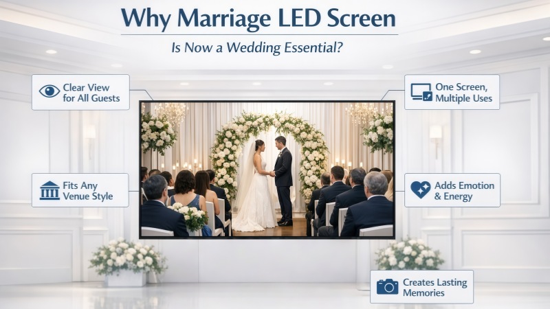 Wedding LED Screen – Backdrop, Rental & Ideas - LEDINCLOUD
