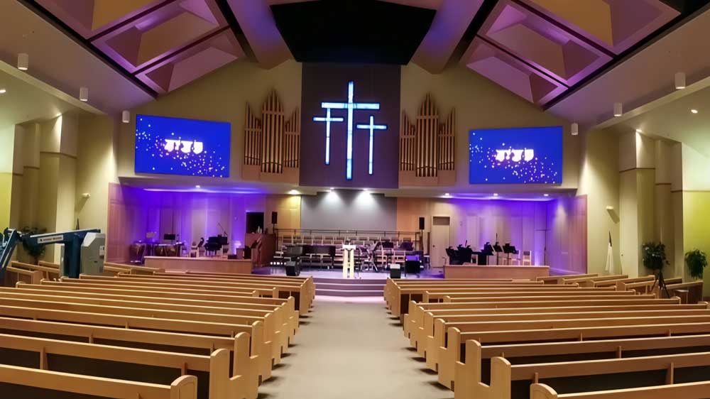 Church LED Wall & Screens for Worship | Factory Price - LEDINCLOUD