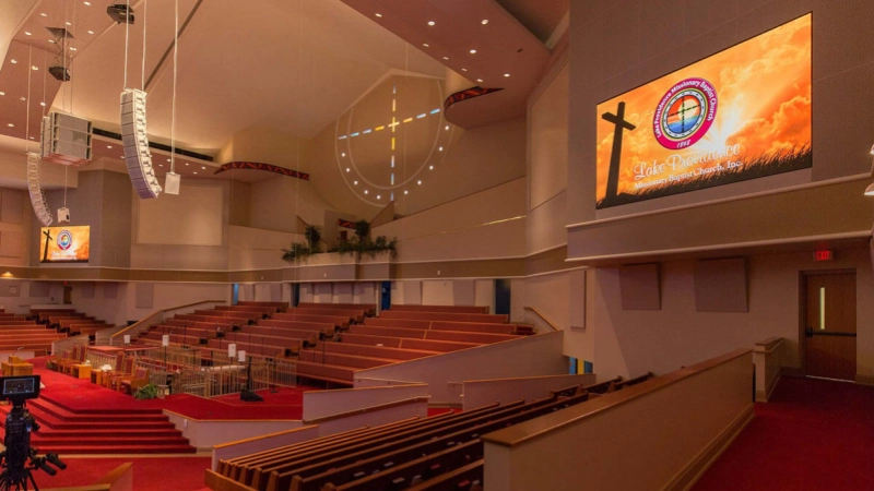 Church LED Wall | Create Impactful Worship Moments - LEDINCLOUD