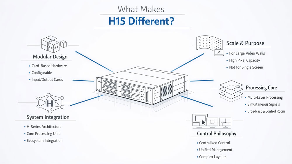 NovaStar H15 Video Wall Splicer for Large-Scale LED Displays